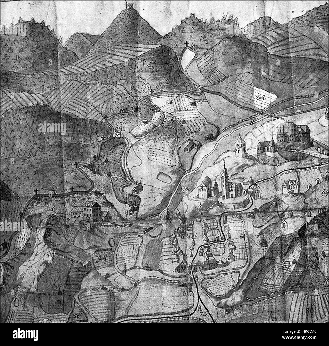 Territorial boundaries history Black and White Stock Photos & Images ...