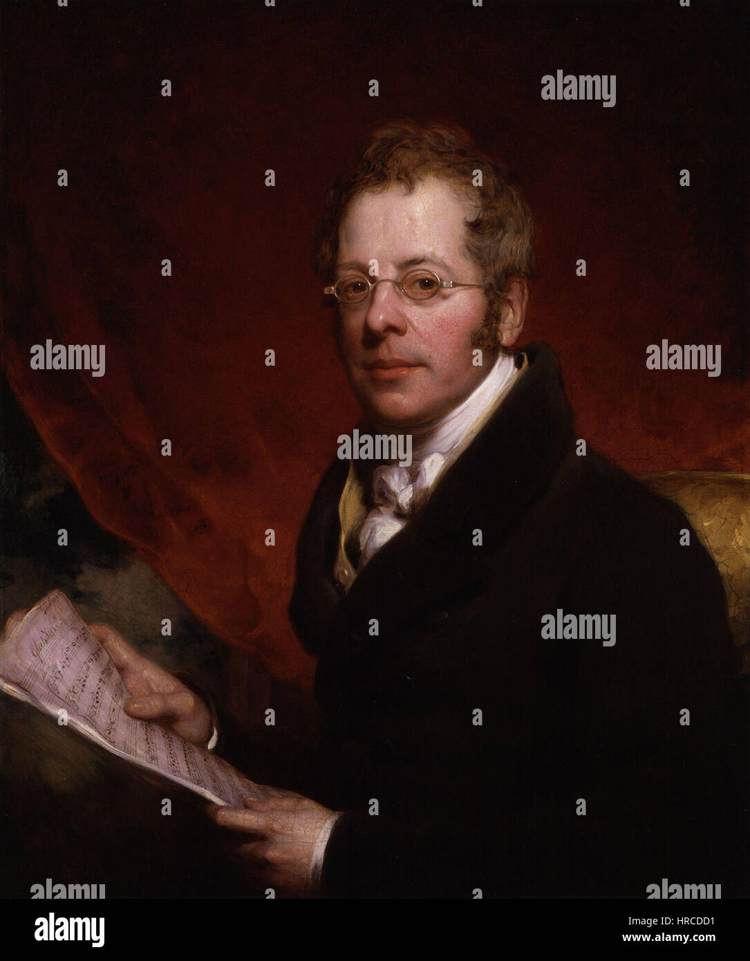 Sir George Thomas Smart by William Bradley Stock Photo - Alamy