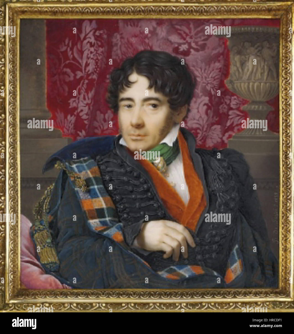 This painting by P. Rossi portrays Serg. Serg. Saltykove, capturing the ...