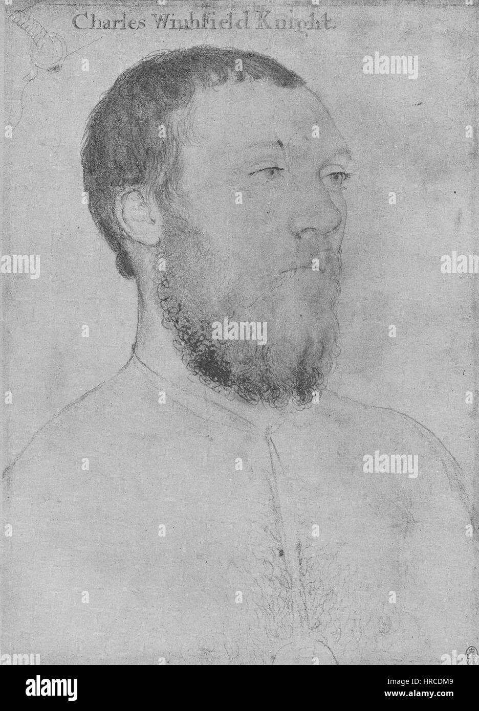 Sir Charles Wingfield, by Hans Holbein the Younger Stock Photo - Alamy