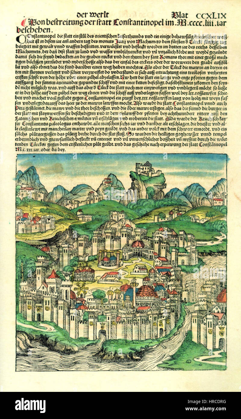 Schedel konstantinopel hi-res stock photography and images - Alamy