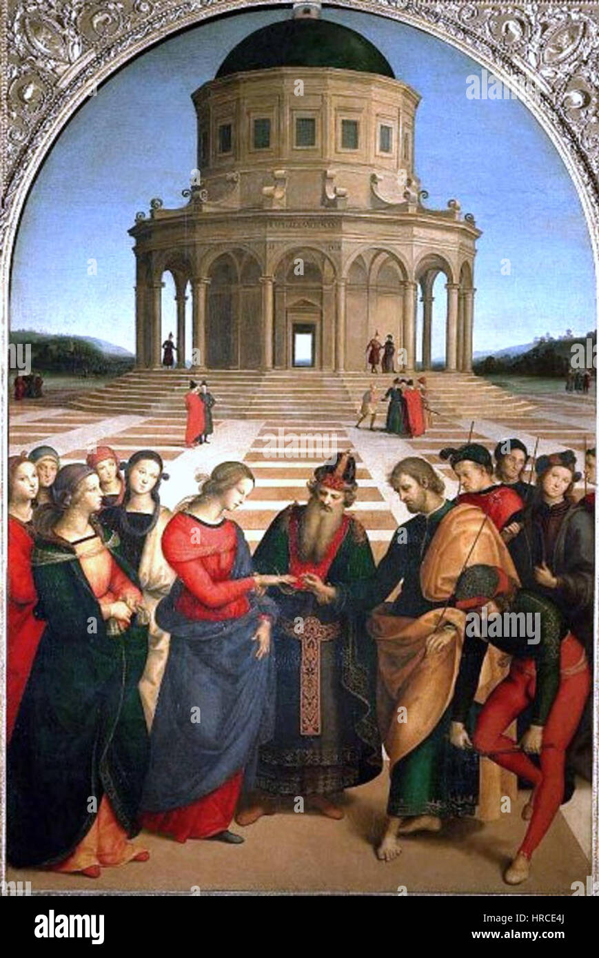 Raphael Marriage of the Virgin Stock Photo - Alamy