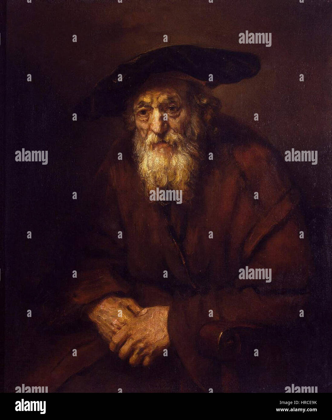 Rembrandt's 'Portrait of an Old Jew' is a celebrated 17th-century ...