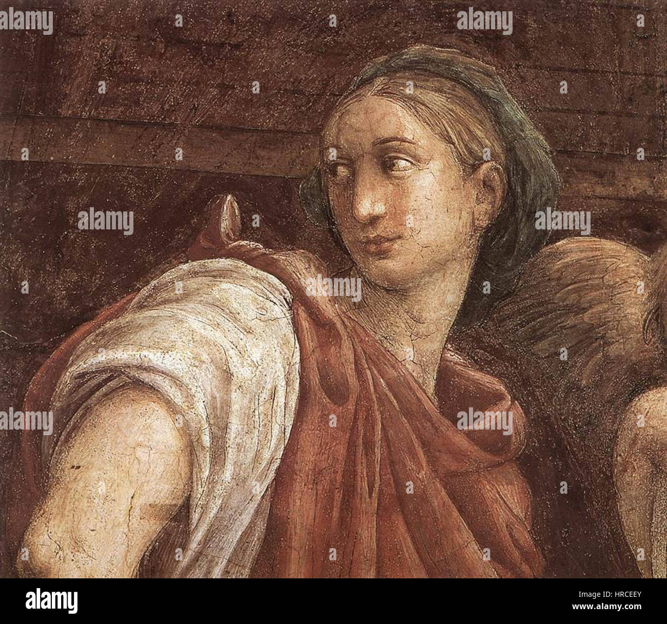 The frescoes by Raphael in the Church of Santa Maria della Pace feature ...