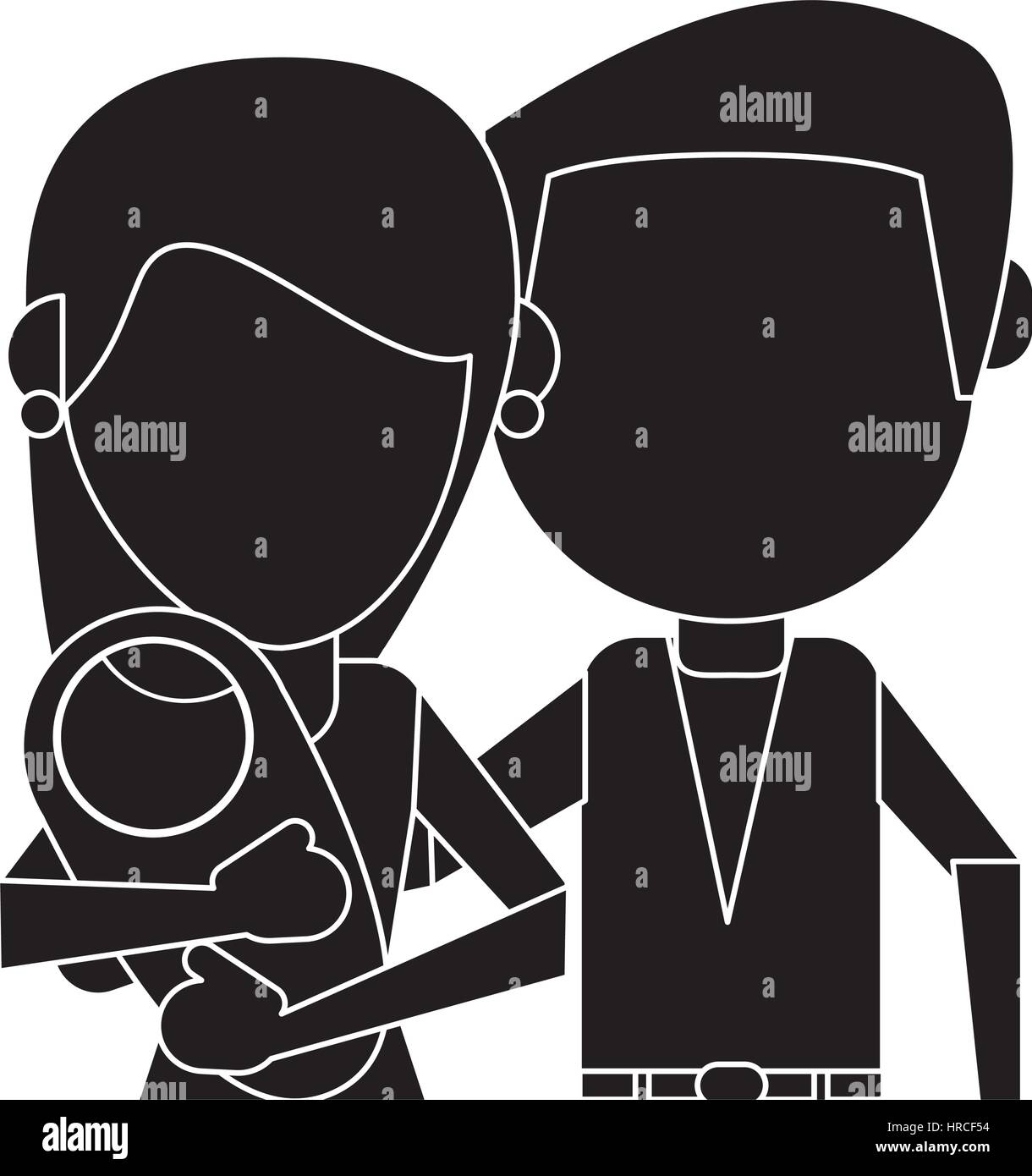 Family Pictogram High Resolution Stock Photography and Images - Alamy
