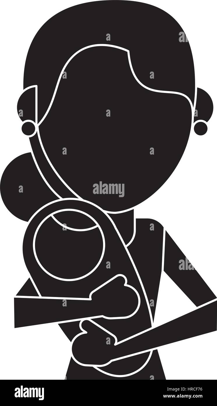 mother carrying her baby pictogram Stock Vector Image & Art - Alamy mother carrying her baby pictogram Stock Vector Image & Art - Alamy