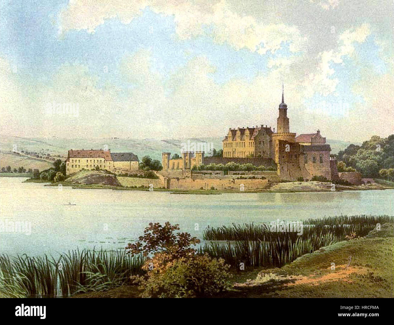 Schloss Seeburg Sammlung Duncker Stock Photo - Alamy