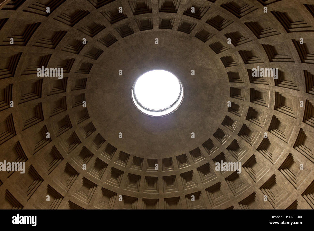 Dome vault of European architecture traditions, view from inside with ...