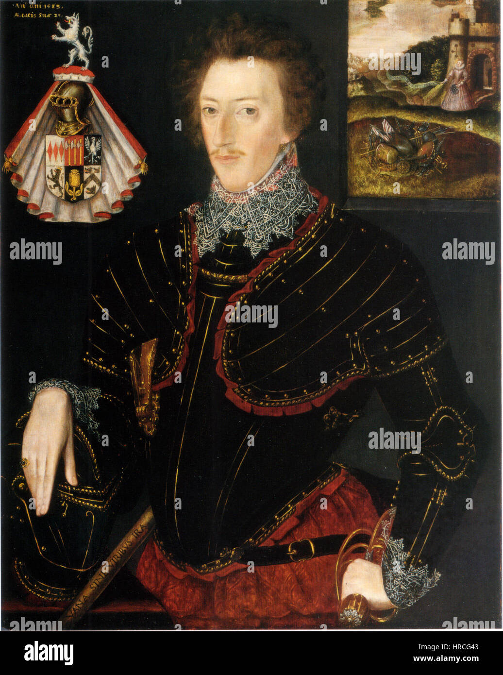Sir Edward Hoby 1583 Stock Photo - Alamy