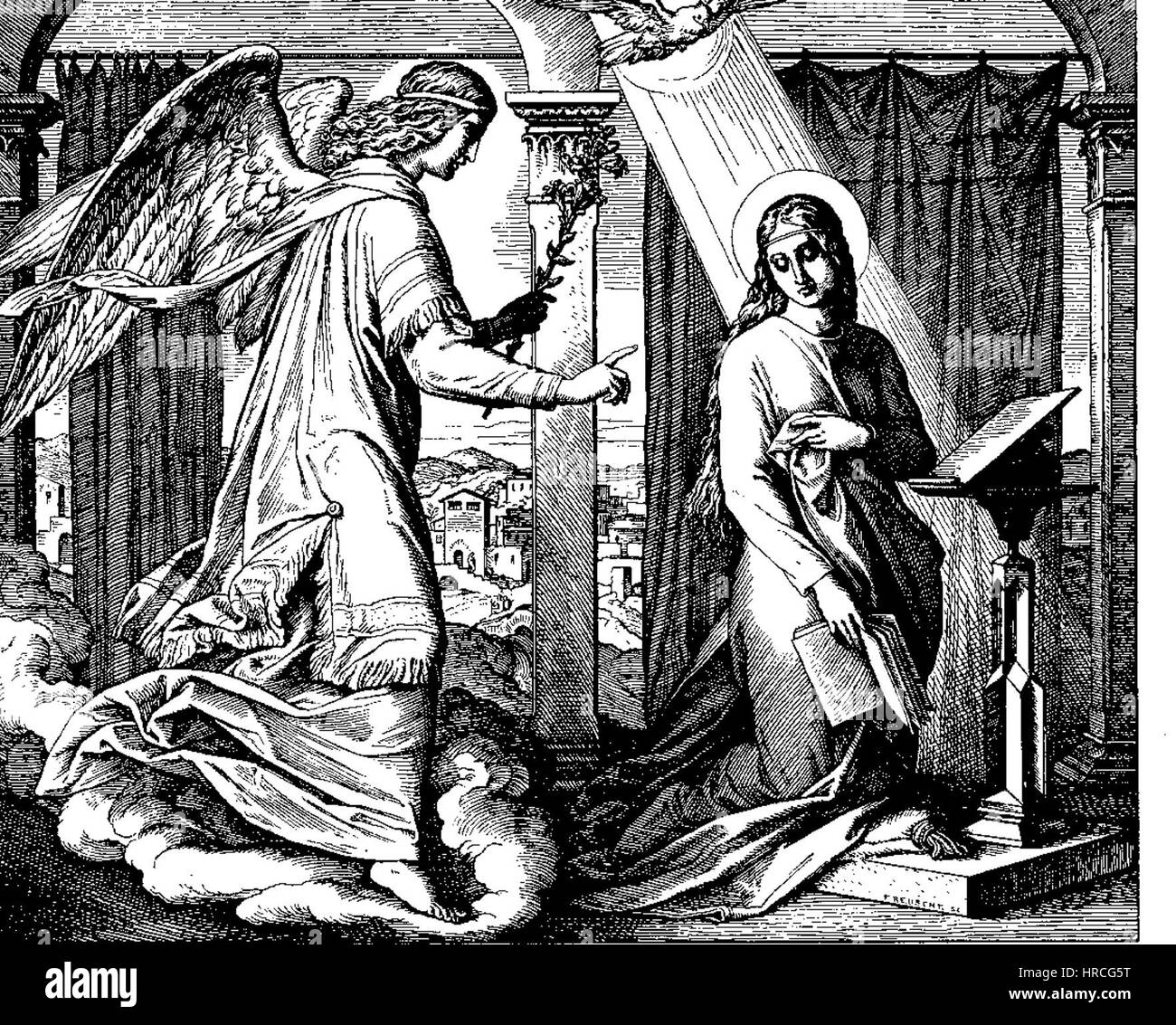Schnorr von Carolsfeld Bibel in Bildern 1860 162 Stock Photo - Alamy