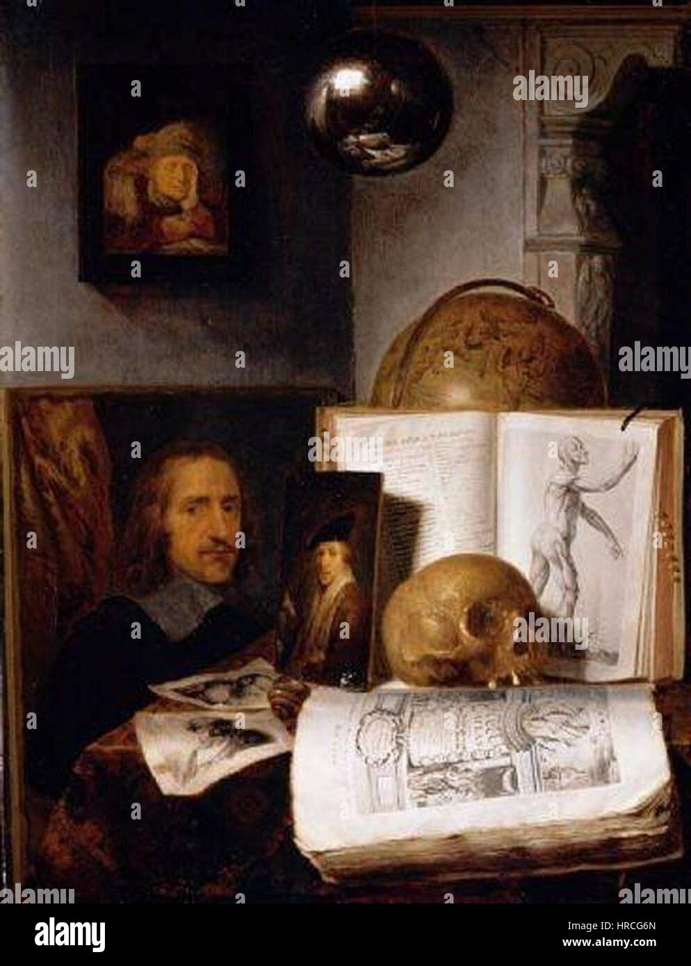 Simon Luttichuijs’s 'Still Life with a Skull' features a traditional ...