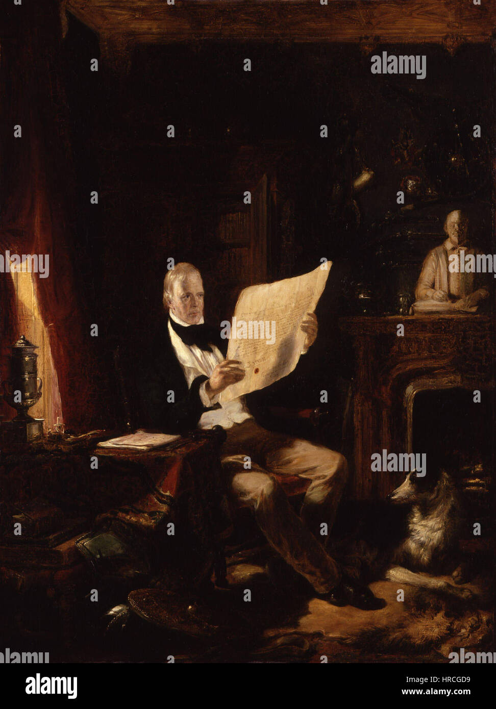 Sir Walter Scott, 1st Bt by Sir William Allan Stock Photo - Alamy