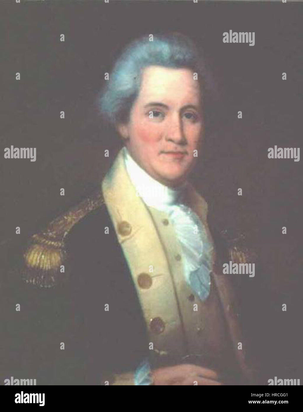 The portrait of John Sevier by W.B. Cooper captures the likeness of the ...