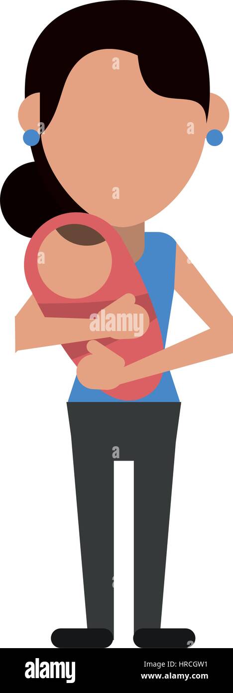 mother carrying her baby Stock Vector Image & Art - Alamy mother carrying her baby Stock Vector Image & Art - Alamy
