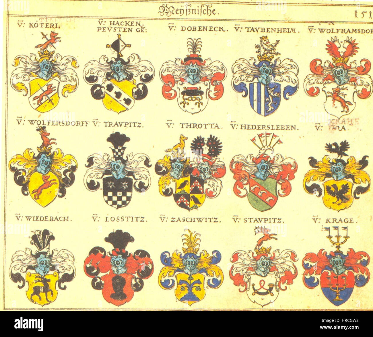 German heraldry family crests hi-res stock photography and images - Alamy
