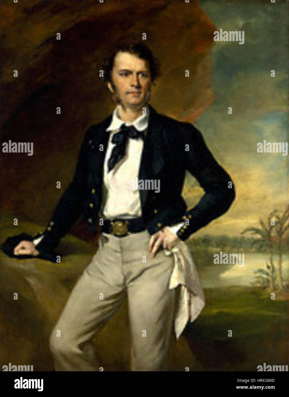 This 1847 portrait by Francis Grant captures Sir James Brooke, the ...
