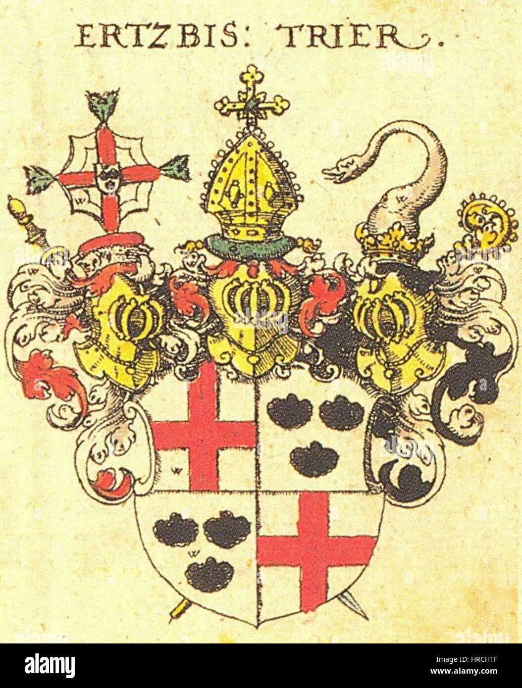 This image represents an intricate design from the Siebmacher's ...