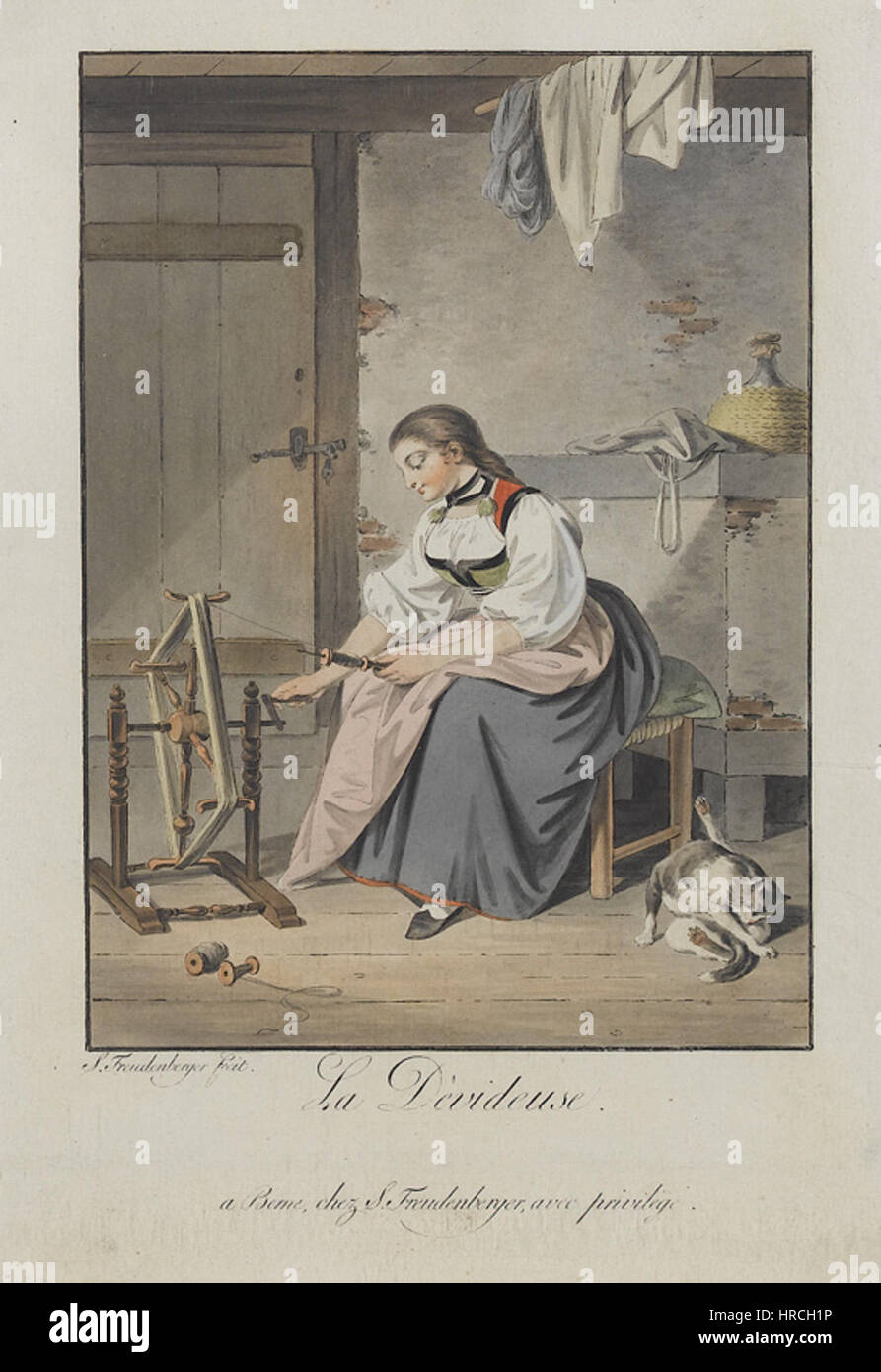 Sigmund Freudenberger La Devideuse Stock Photo - Alamy