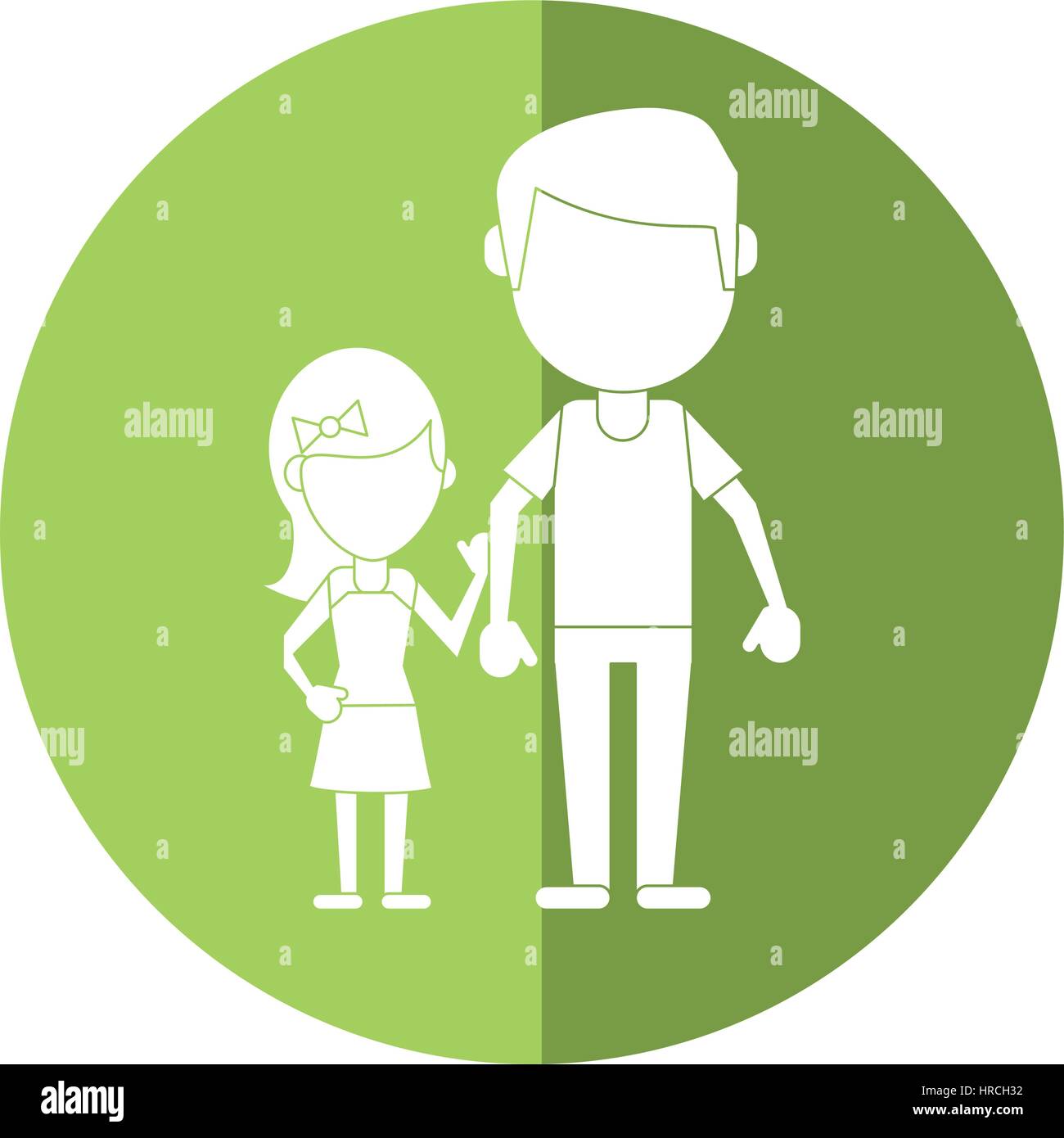 father and daughter holding hands shadow Stock Vector Image & Art - Alamy