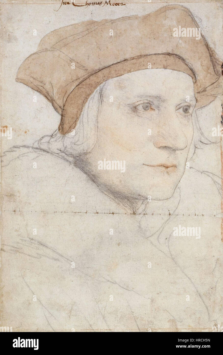 Sir Thomas More (2) by Hans Holbein the Younger Stock Photo - Alamy