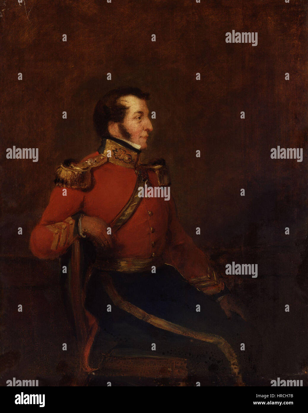 This portrait by William Salter depicts Arthur Moyses William Sandys ...