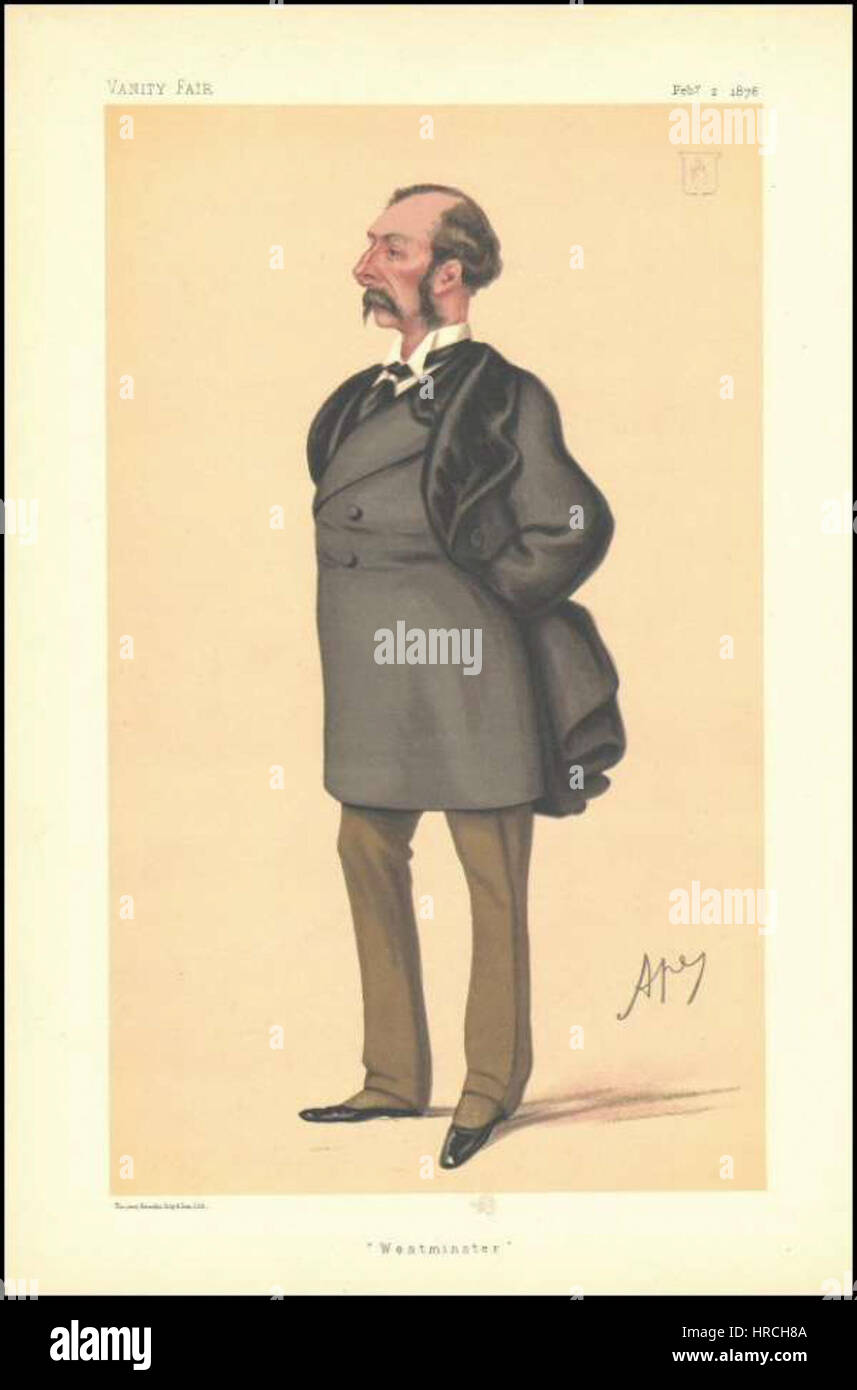 Charles Russell Vanity Fair 2 February 1878 Stock Photo - Alamy