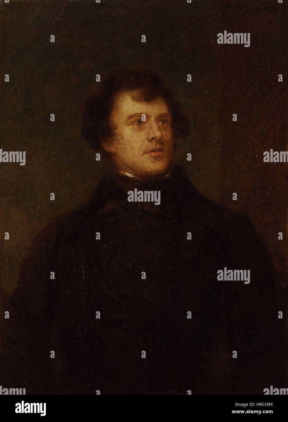The portrait of Charles Swain by William Bradley highlights the ...