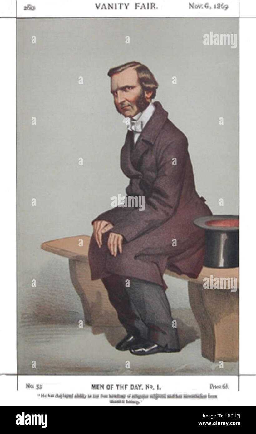 Frederick Temple Vanity Fair 6 November 1869 Stock Photo - Alamy