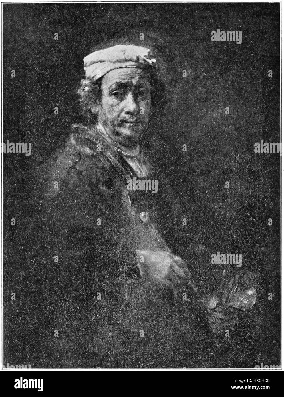 PSM V85 D164 Portrait of the artist by rembrandt Stock Photo - Alamy