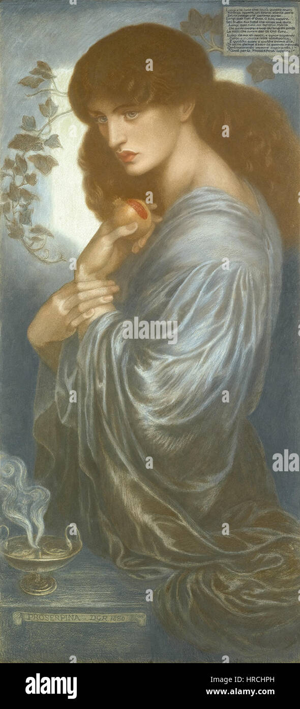 Prosperine by Dante Gabriel Rossetti Stock Photo - Alamy
