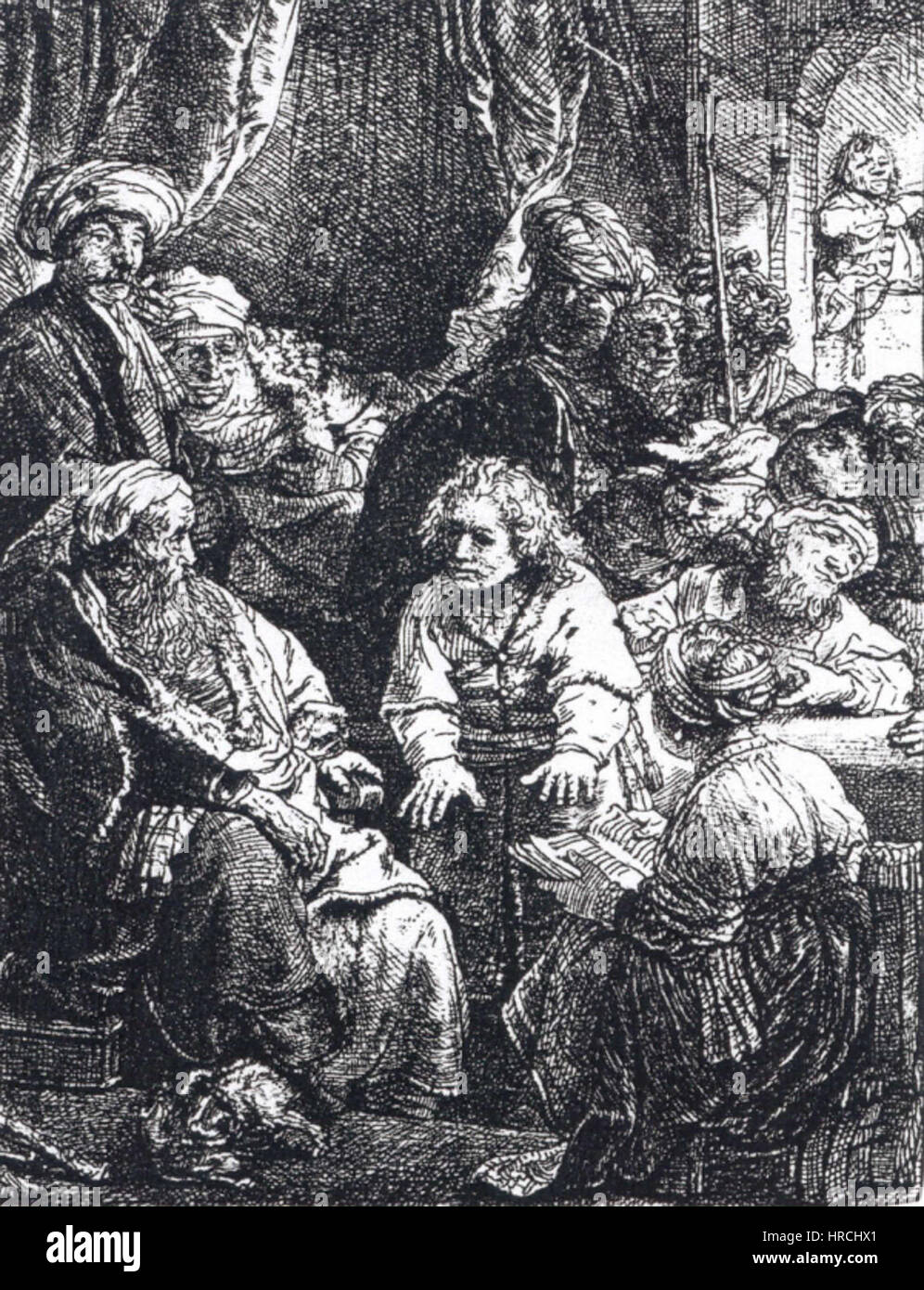 Rembrandt Joseph Recounting His Dream Stock Photo - Alamy