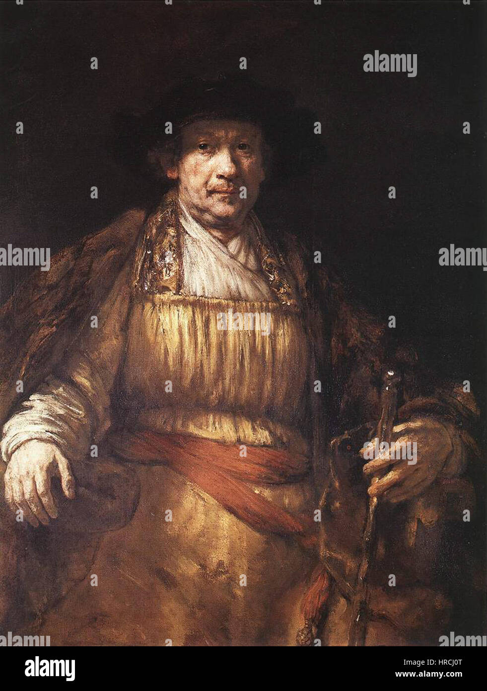 Rembrandt's self-portrait captures the artist in a moment of ...