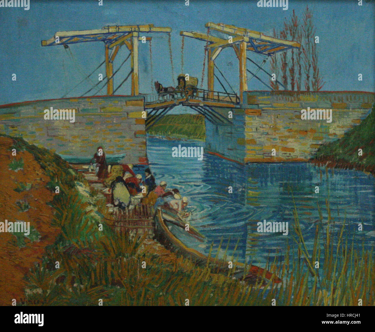 'Bridge at Arles' is a depiction of a bridge in the French town of ...