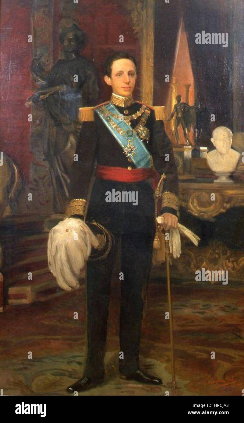 'Retrato de Alfonso XIII' is a portrait of King Alfonso XIII of Spain ...