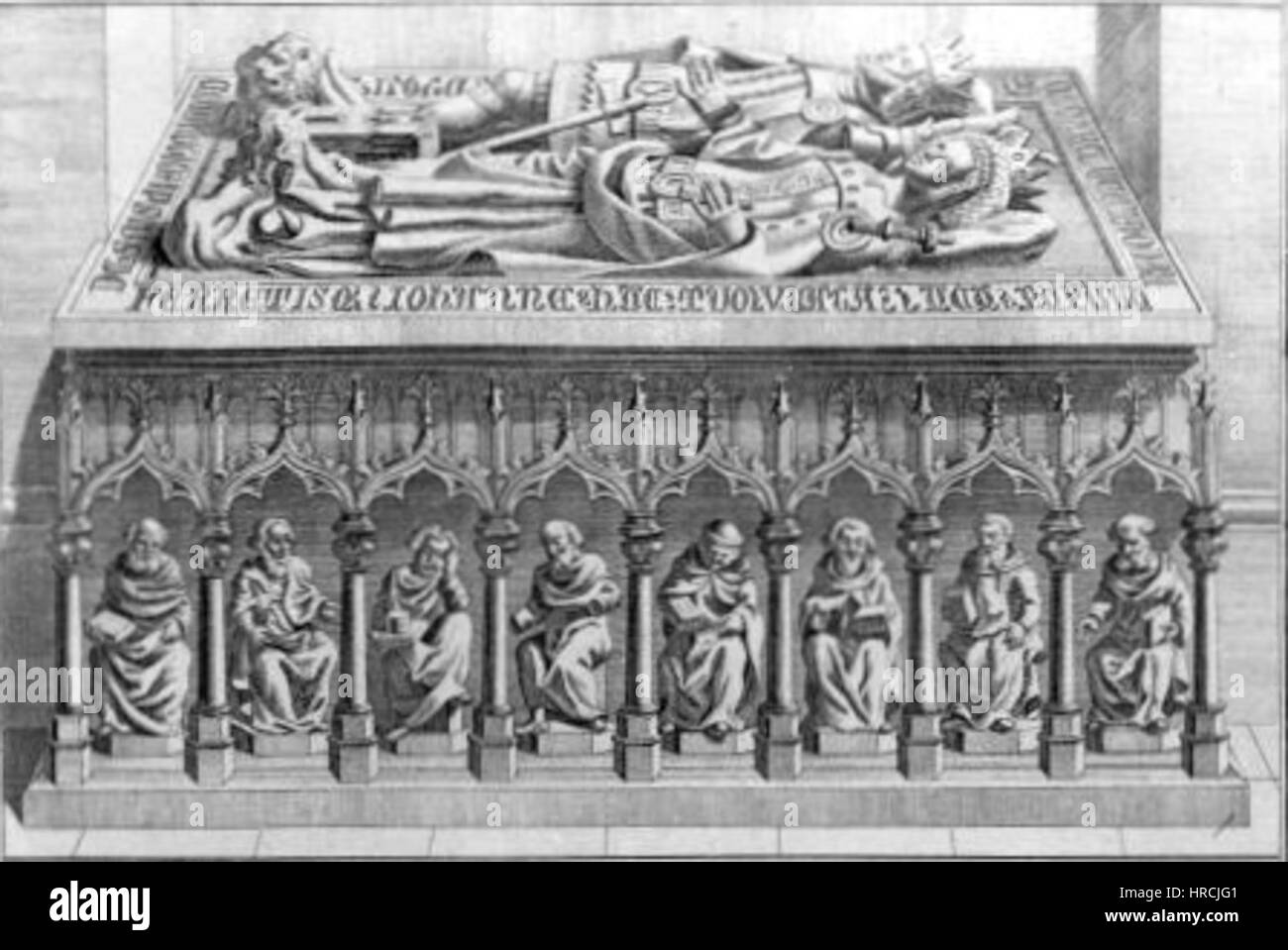 This epitaph commemorates Rudolph of Austria, reflecting his noble ...