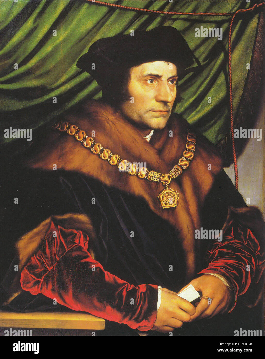 Sir Thomas More, by Hans Holbein the Younger Stock Photo - Alamy