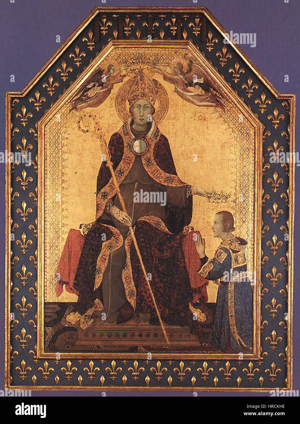 Simone Martini - Altar of St Louis of Toulouse (without predella ...