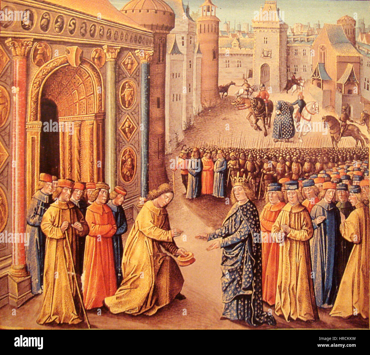 This historical depiction shows Raymond of Poitiers, the Prince of ...