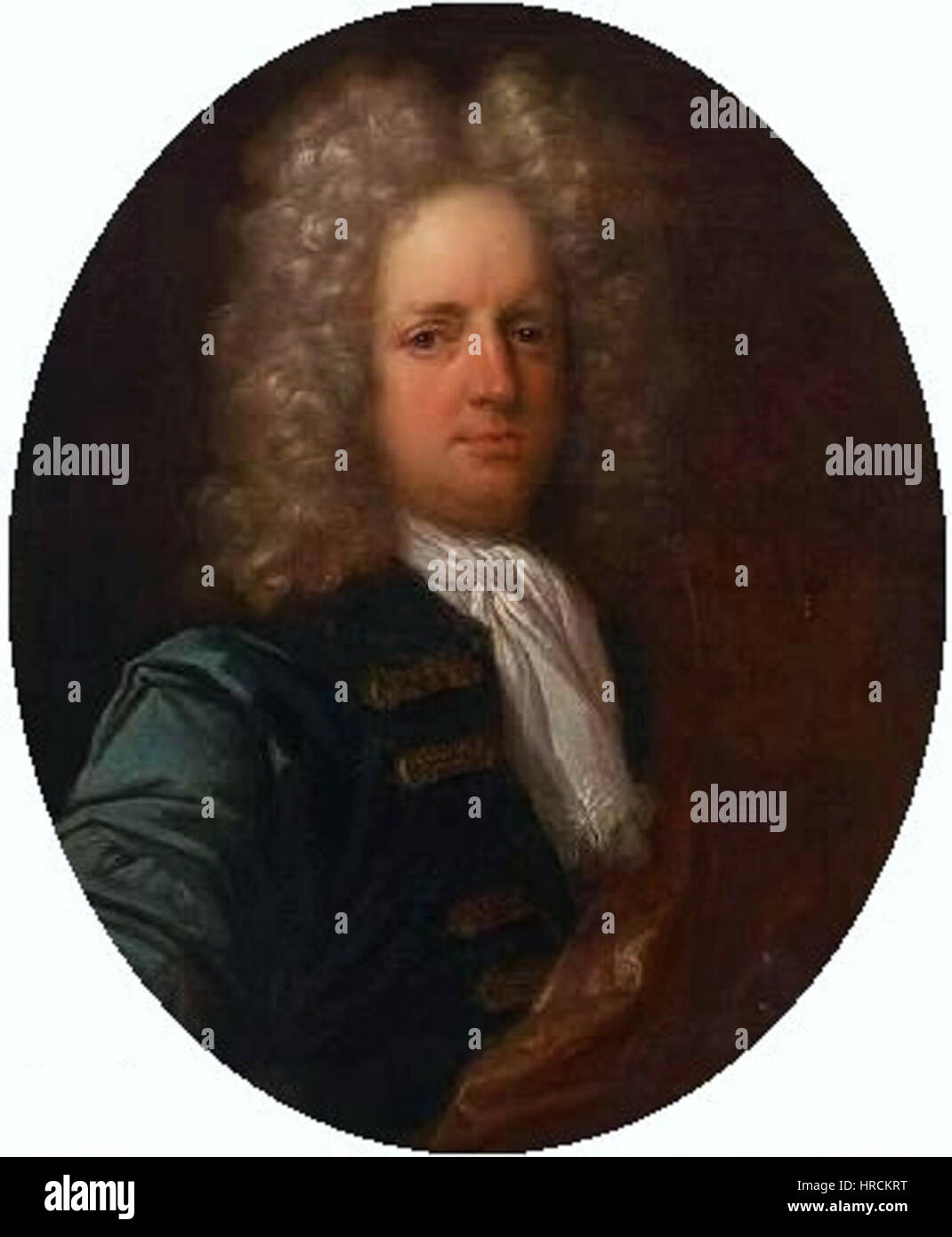Simon Dubois - Portrait of Arthur Bart in the year 1689 Stock Photo - Alamy