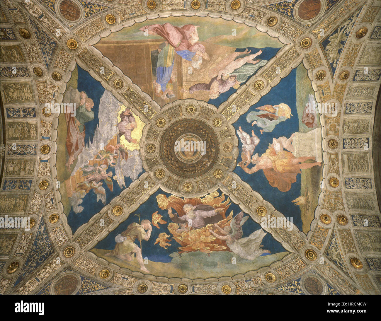 Raphael - Ceiling of the Room of Eliodorus Stock Photo - Alamy