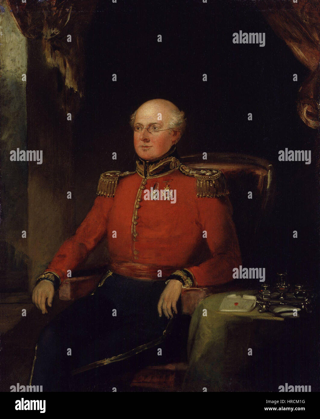 Richard Egerton, as portrayed by artist William Salter, captures a ...