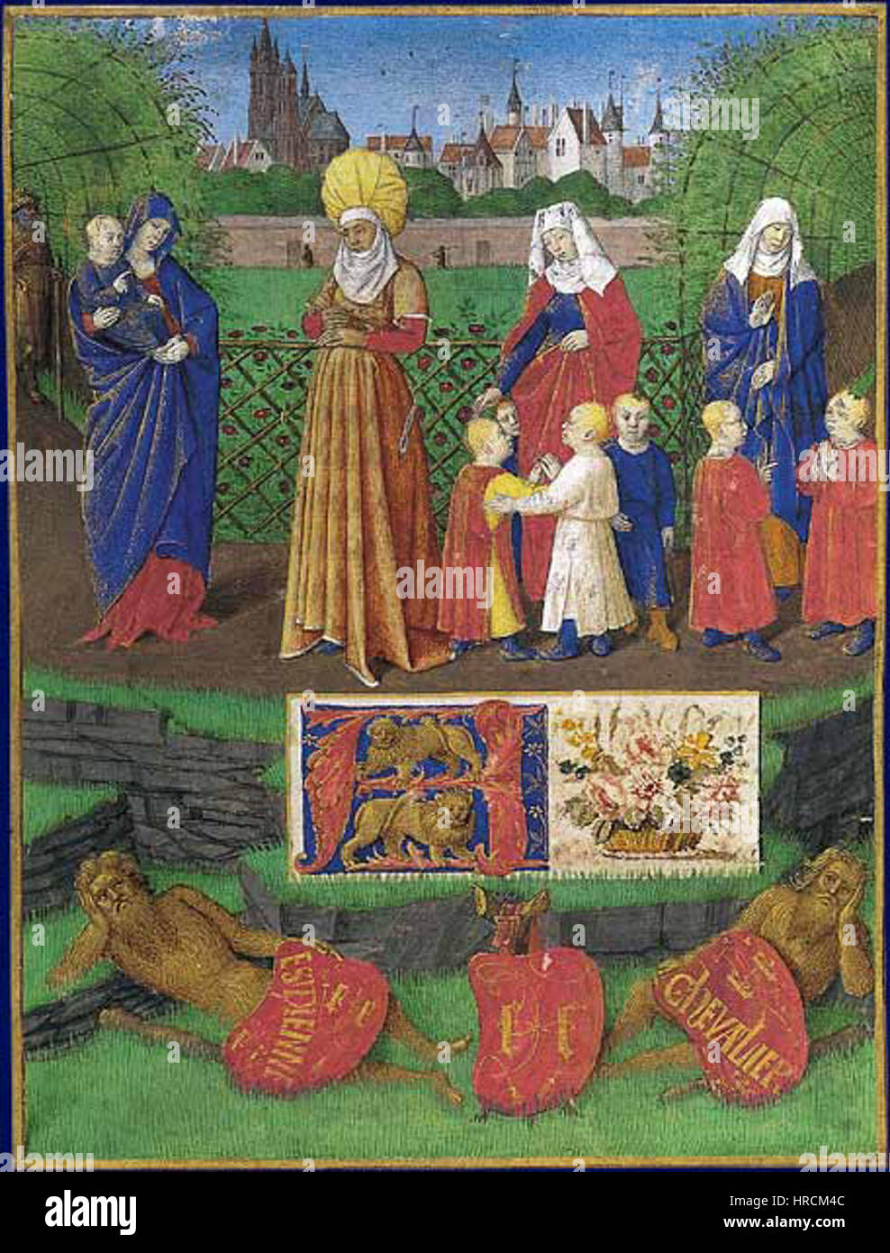 Sainte Anne et les trois Marie Stock Photo - Alamy