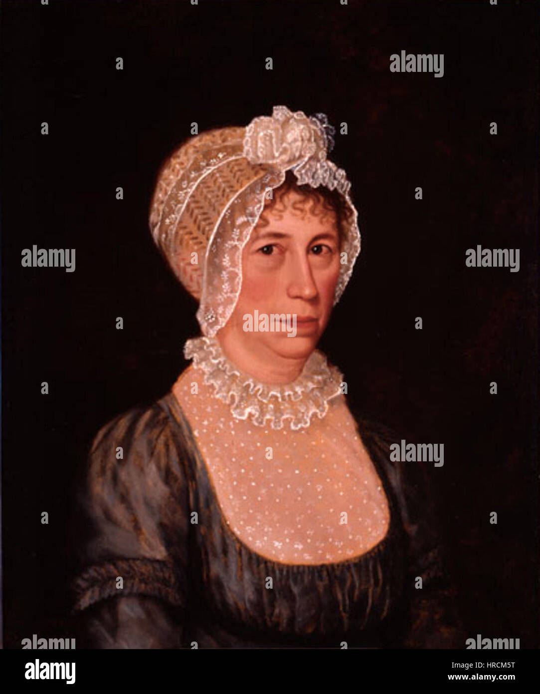 This portrait of Sarah Ward Brigham, painted around 1800 by E.A ...