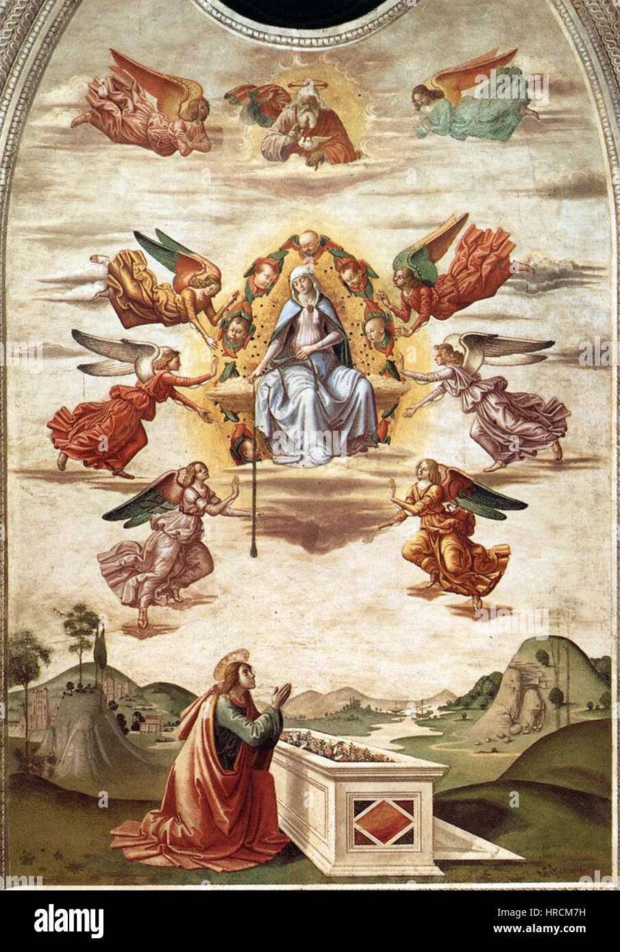 Sebastiano Mainardi - Assumption of the Virgin with the Gift of the ...