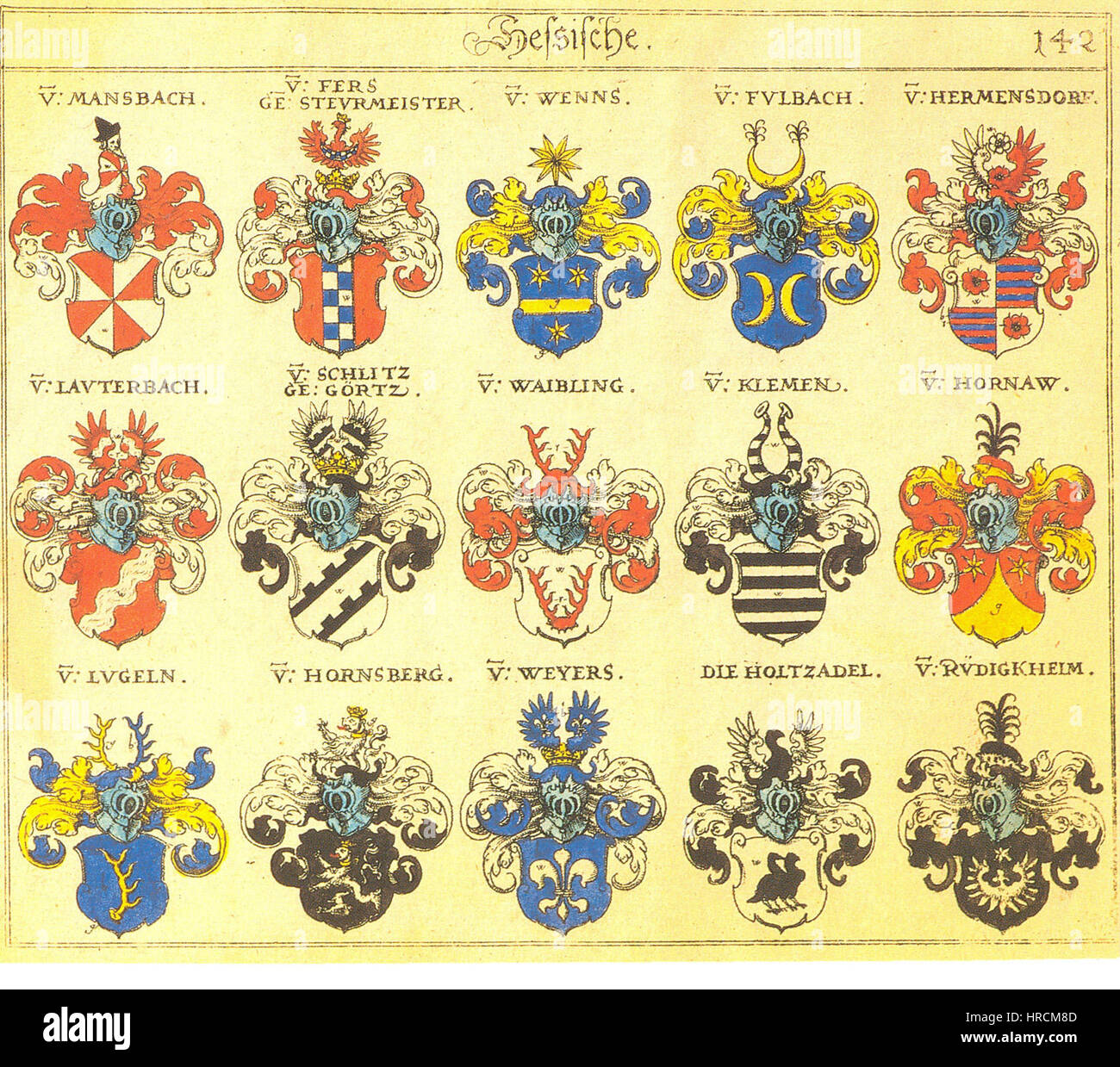 Siebmacher's 'Wappenbuch' is a heraldic reference book detailing coats ...