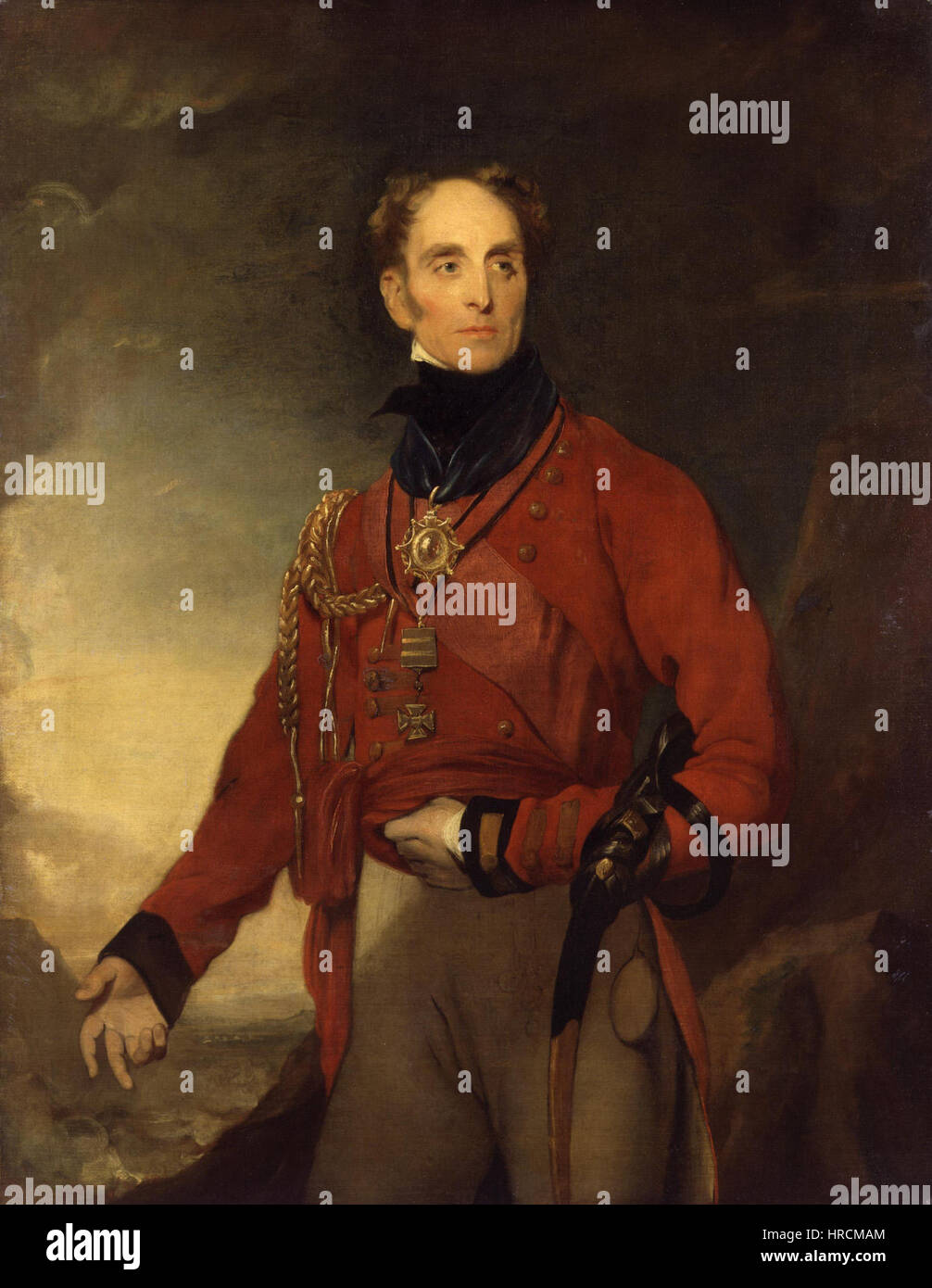 Sir Galbraith Lowry Cole by William Dyce Stock Photo - Alamy