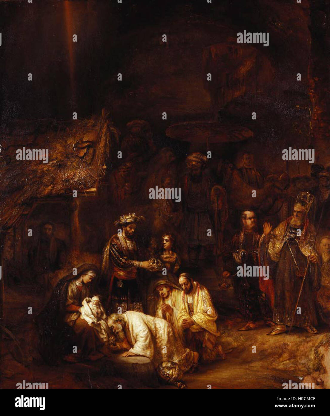 Rembrandt adoration magi hi-res stock photography and images - Alamy