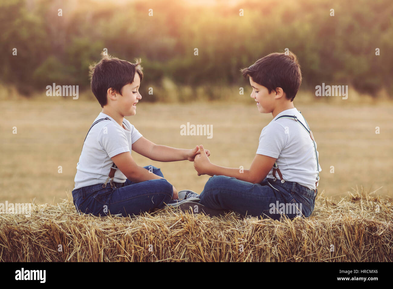 Brothers embrace hi-res stock photography and images - Alamy
