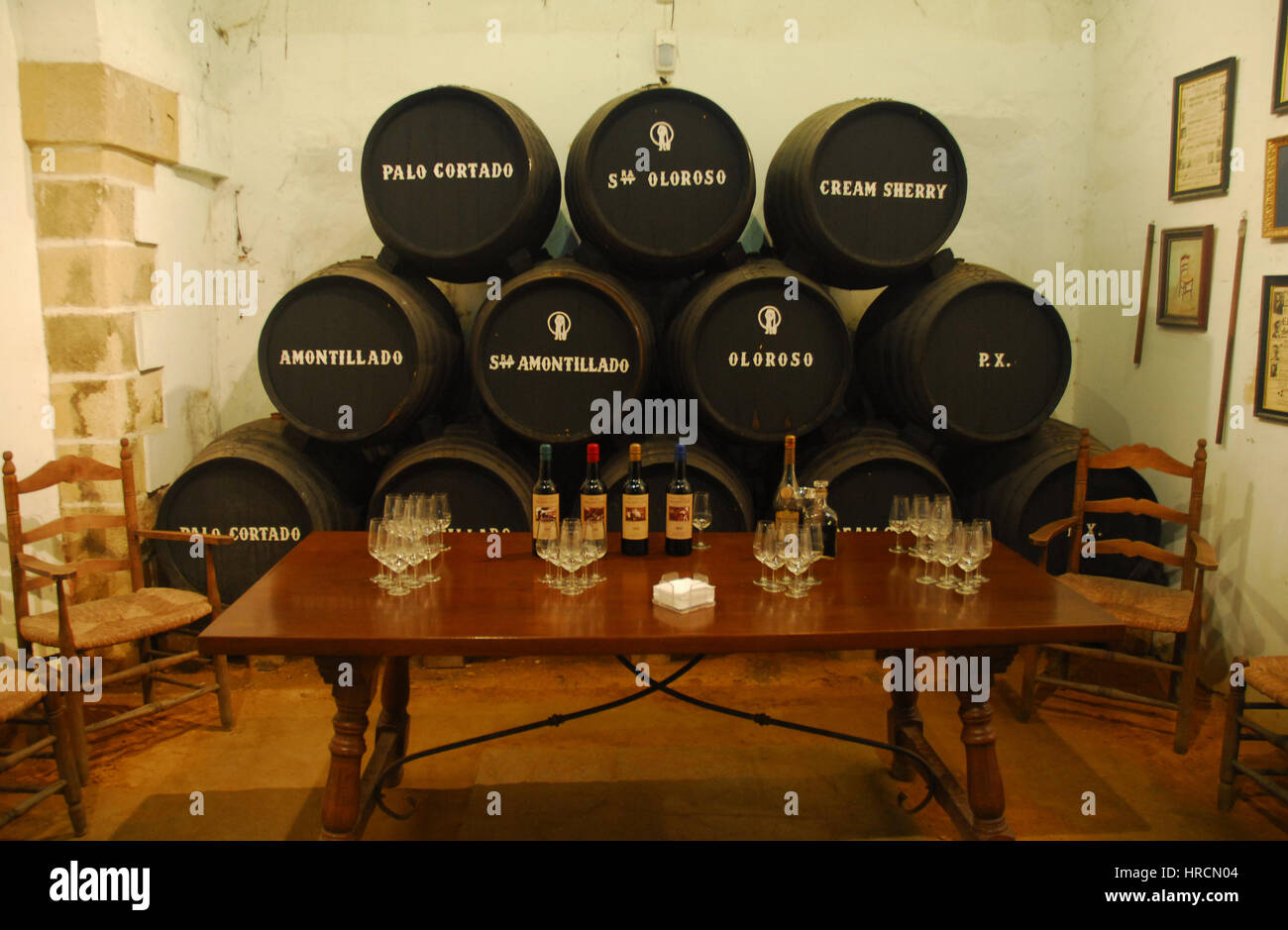 Jerez sherry spain tasting hi-res stock photography and images - Alamy