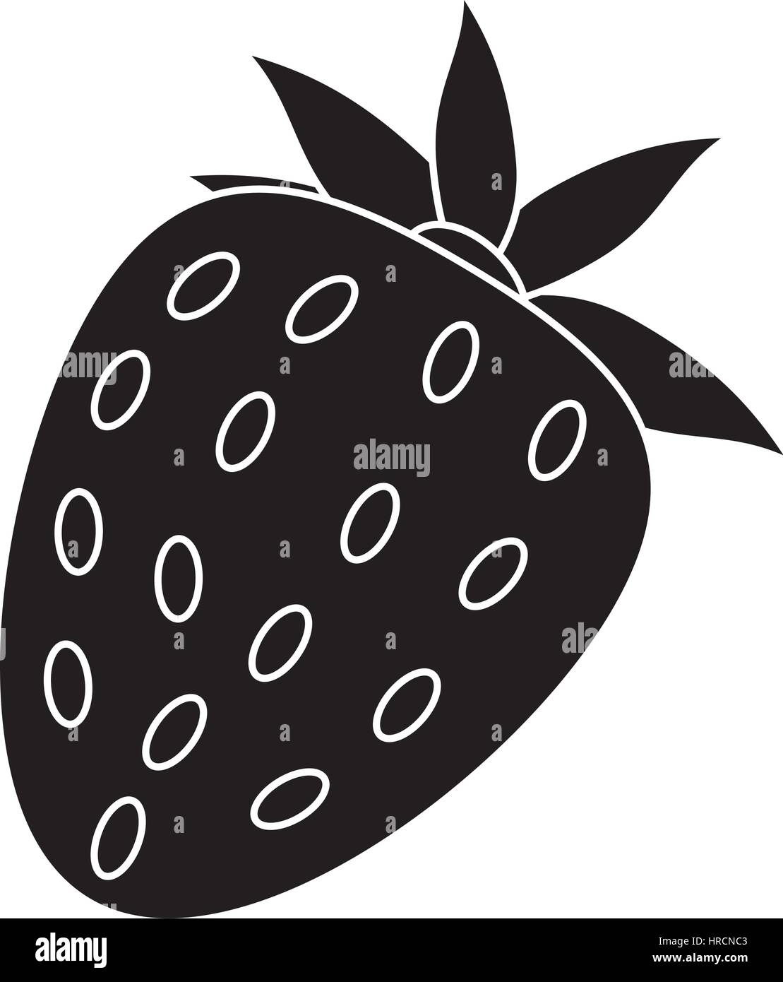 strawberry sweet vitamin nature pictogram Stock Vector Image & Art - Alamy